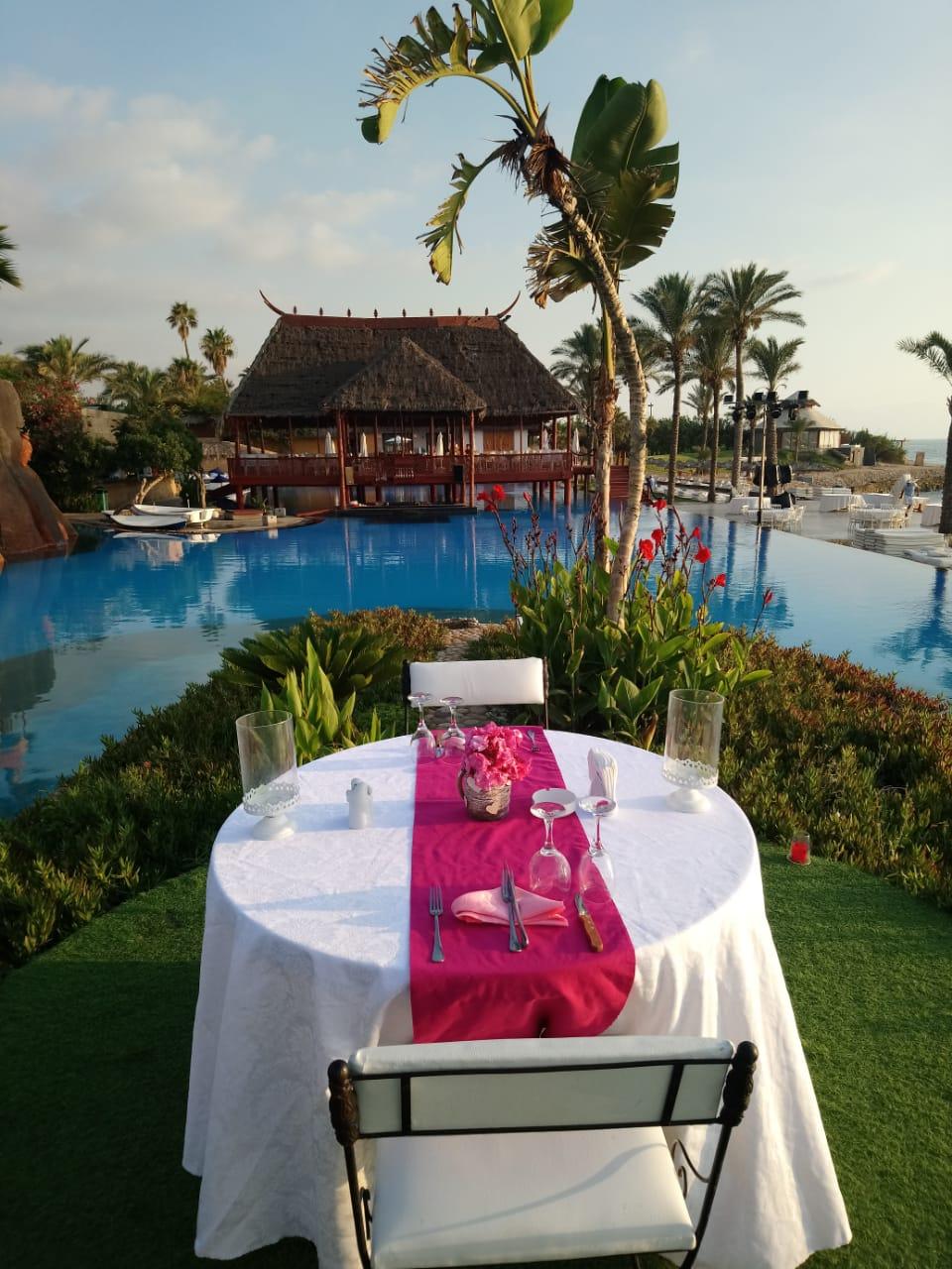 Romantic Dinner Gallery - Janna Beach Resort And Hotel- منتجع جنة